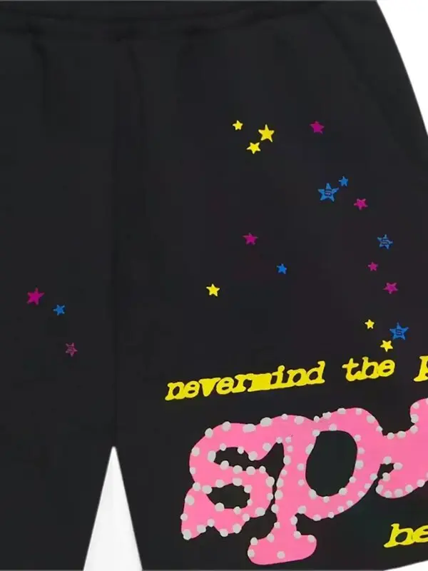 SP5DER Punk V2 Logo-print Shorts