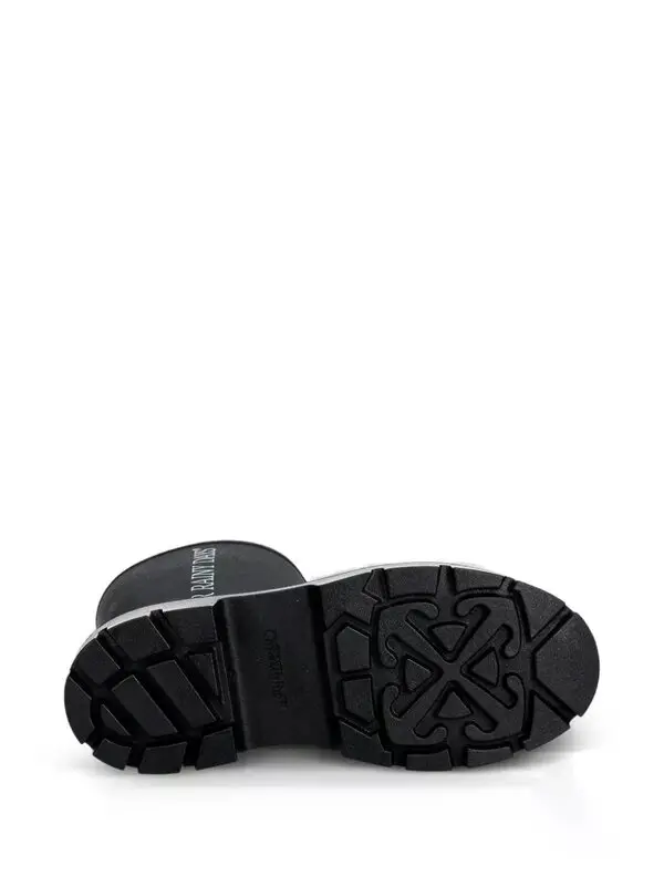 Off-White Reboot Slogan Print Boots
