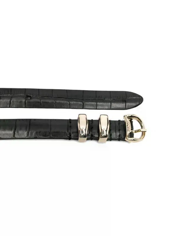 Sandro Croc-embossed Leather Belt