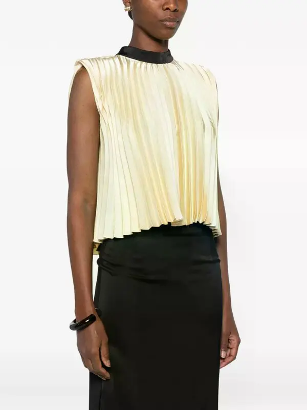 Sandro Pleated Blouse