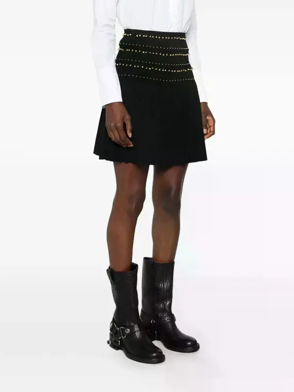 Sandro Bell-embellished Mini Skirt