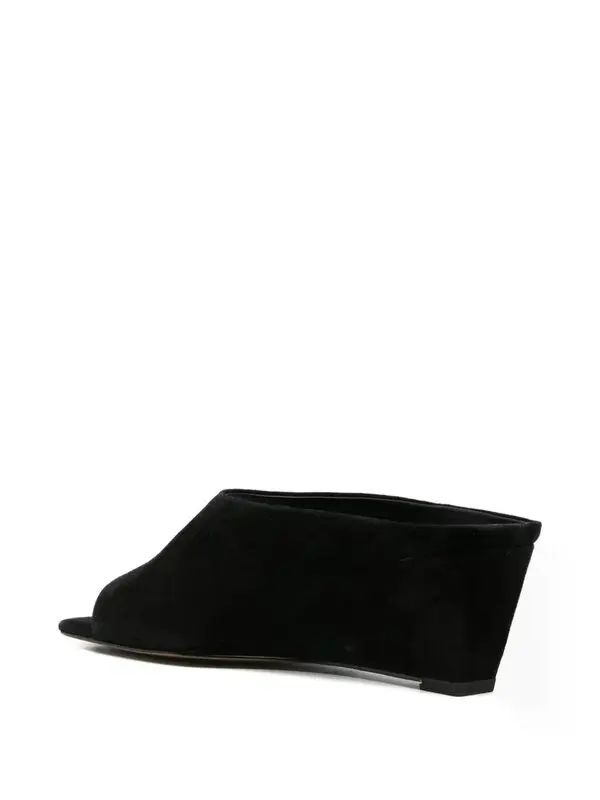 Sandro Square-toe Suede Sandals