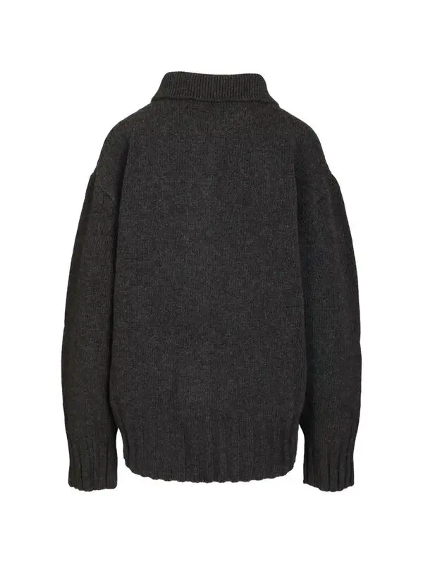 Attico Logo-embroidered Cardigan