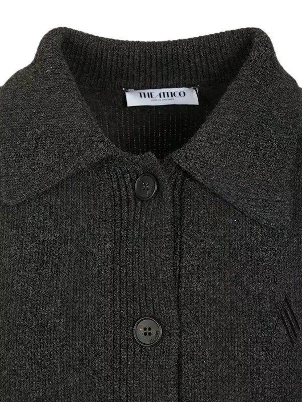 Attico Logo-embroidered Cardigan