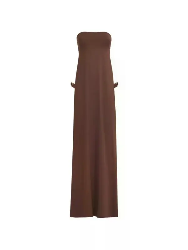 TALLER MARMO Penelope Ring-detail Bikini Top And Slip Set - Brown