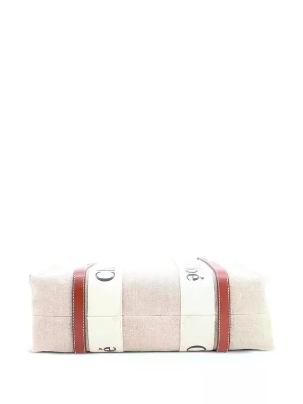 Chloé Woody Medium Tote Bag - Brown