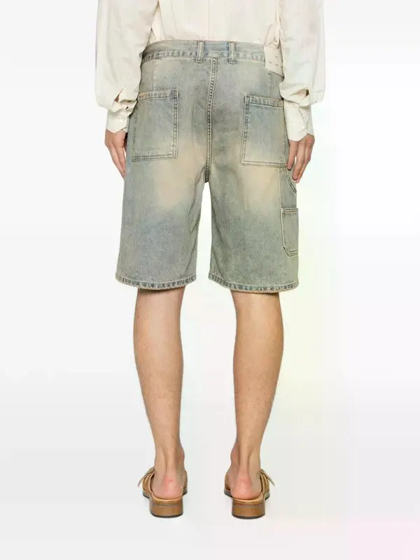 YES LONDON Faded Cargo Shorts