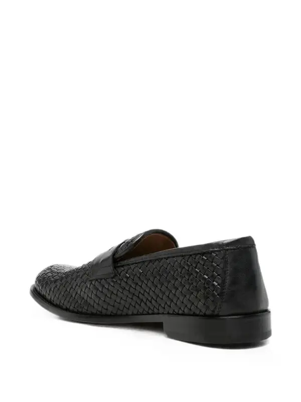 MARECHIARO 1962 Woven Design Leather Loafers