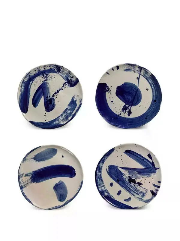 SERAX Sophia Brushstroke-print Dinner Set