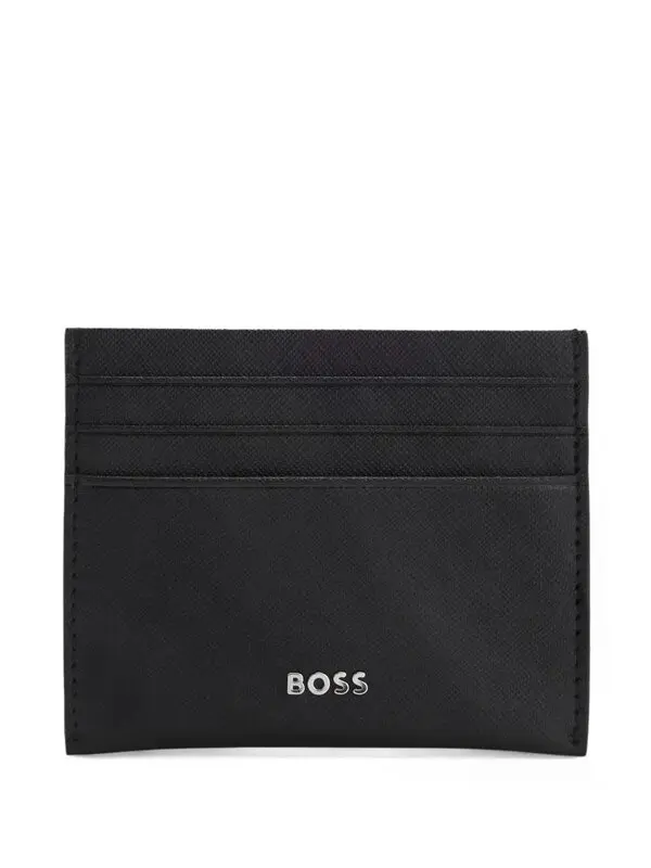 BOSS Logo-plaque Cardholder - Black