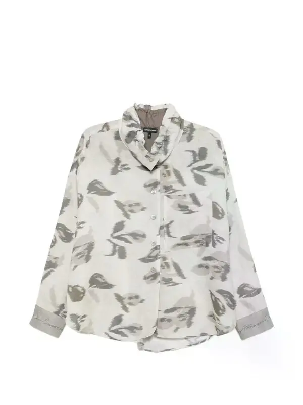 Emporio Armani Leaf Print Shirt