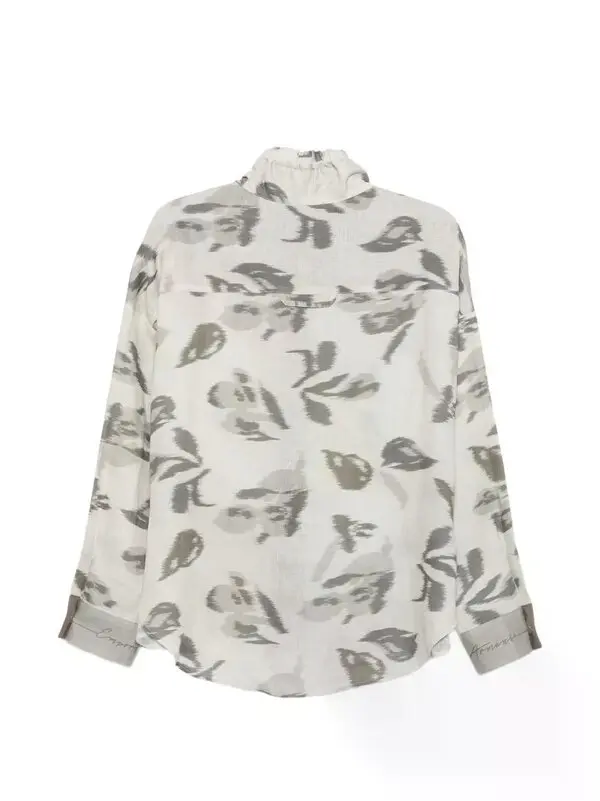 Emporio Armani Leaf Print Shirt