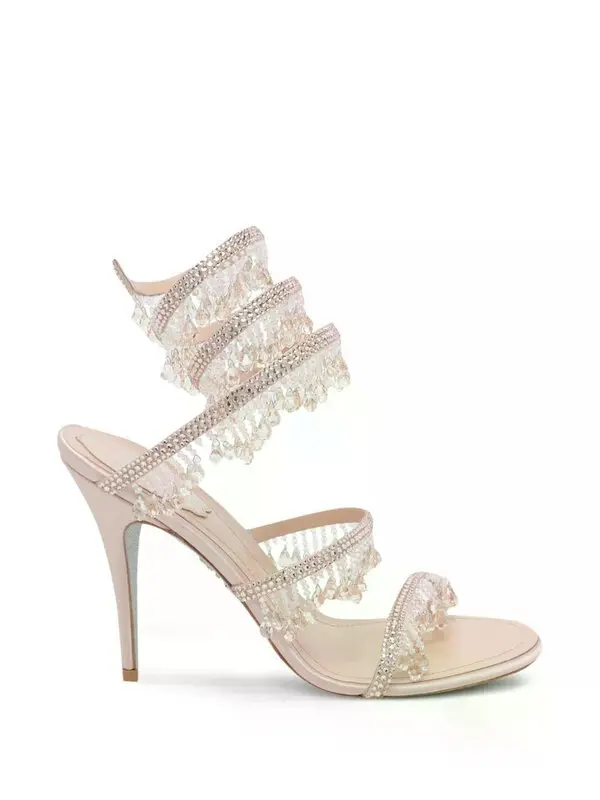 Rene Caovilla Crystal-embellished Jahanara Sandals