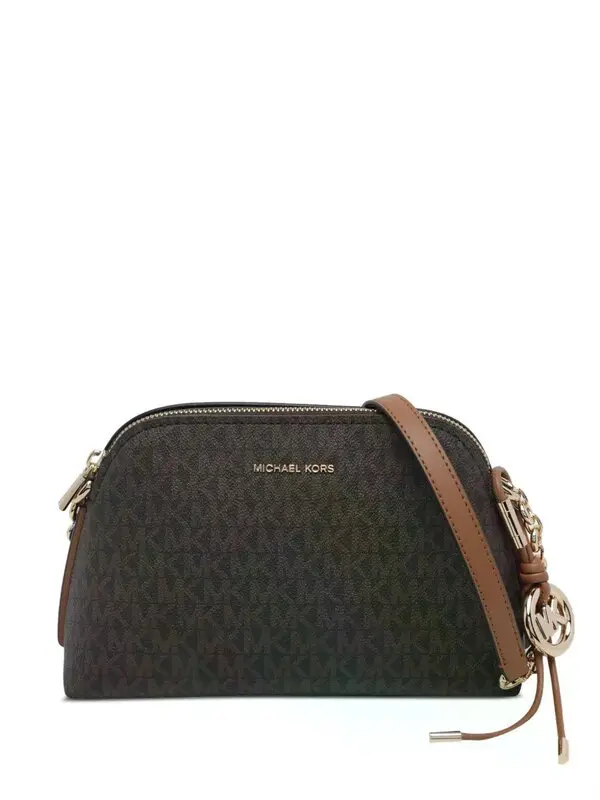 Michael Kors Freddie Logo-print Cross Body Bag - Brown