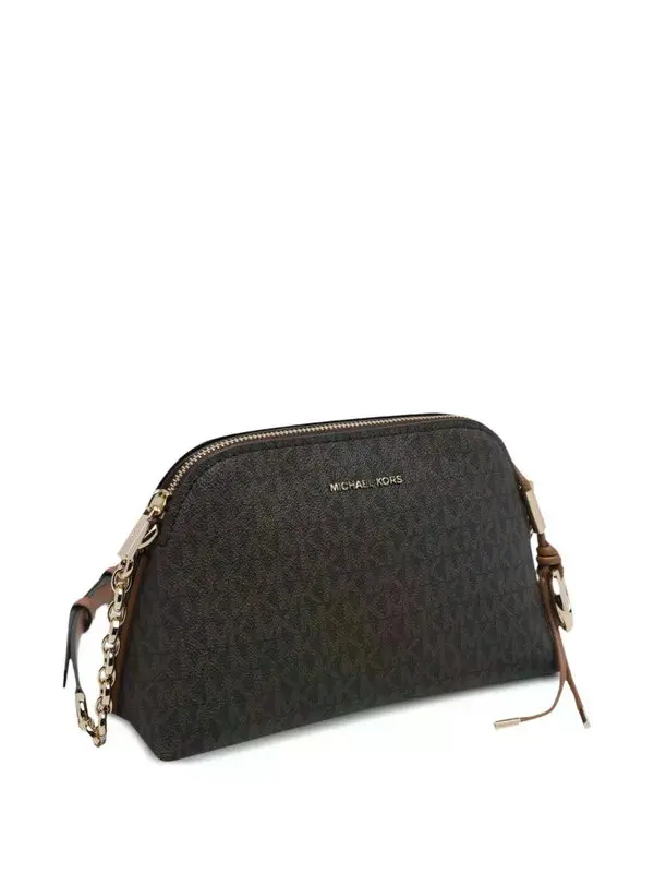 Michael Kors Freddie Logo-print Cross Body Bag - Brown