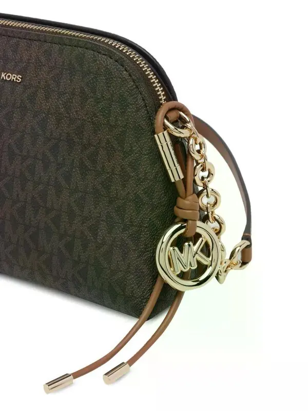 Michael Kors Freddie Logo-print Cross Body Bag - Brown