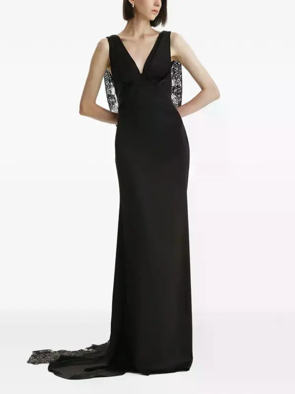 2310 STUDIO Lace-trimmed Maxi Dress