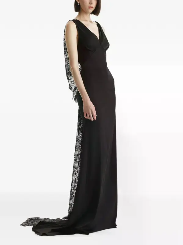 2310 STUDIO Lace-trimmed Maxi Dress