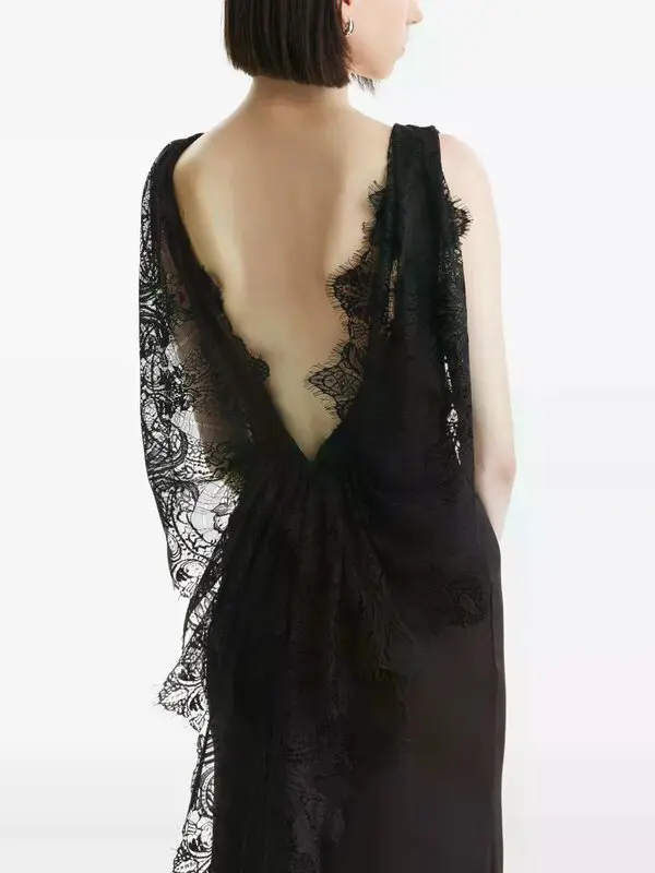 2310 STUDIO Lace-trimmed Maxi Dress