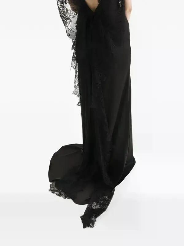 2310 STUDIO Lace-trimmed Maxi Dress