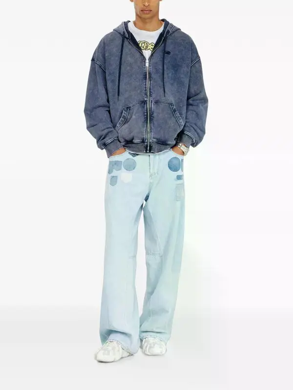 DIESEL® S-boxt-hood-zip-den Sweater