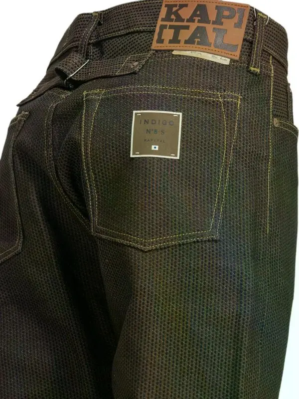 Kapital Monkey Cisco Contrast Stitching Jeans
