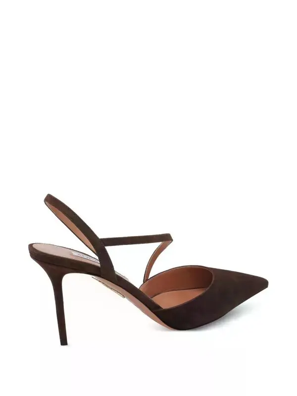AQUAZZURA Dynasty Suede Pumps