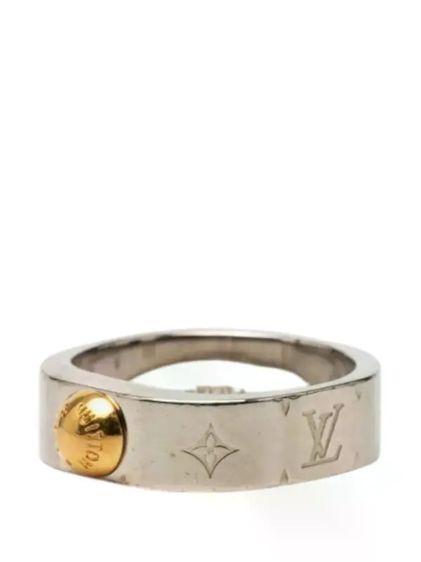 LOUIS VUITTON Brass Nanogram Ring