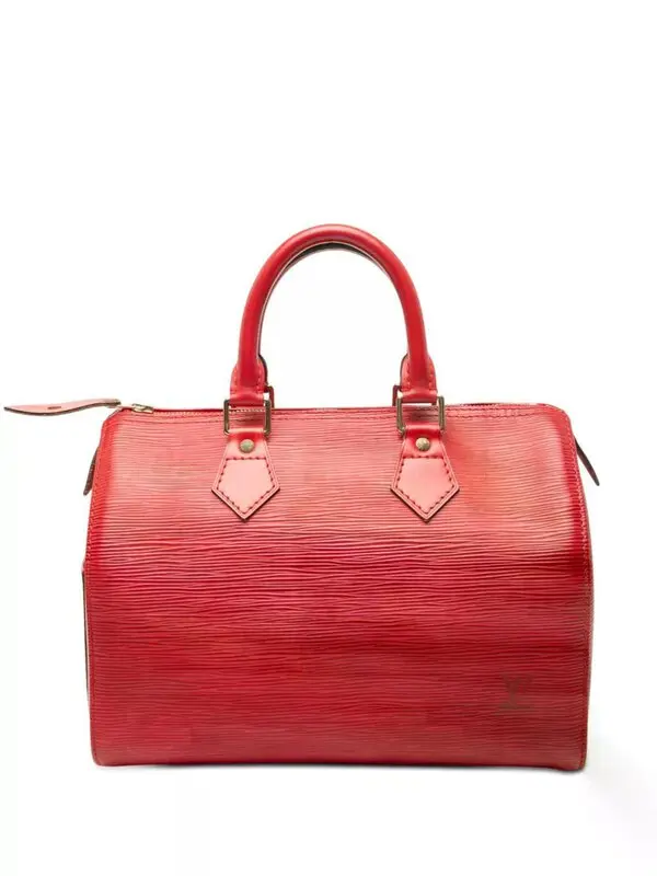 LOUIS VUITTON Epi Speedy 25 Boston Bag - Red