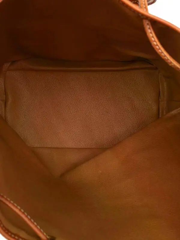 Celine Macadam Coated Canvas Drawstring Bucket Bag - Brown