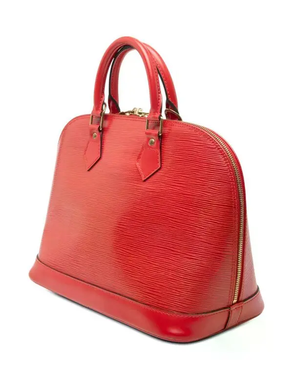 LOUIS VUITTON Epi Alma Pm Handbag - Red