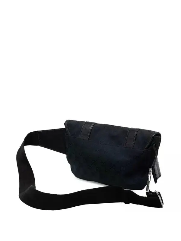 Gucci Gg Canvas Belt Bag - Black