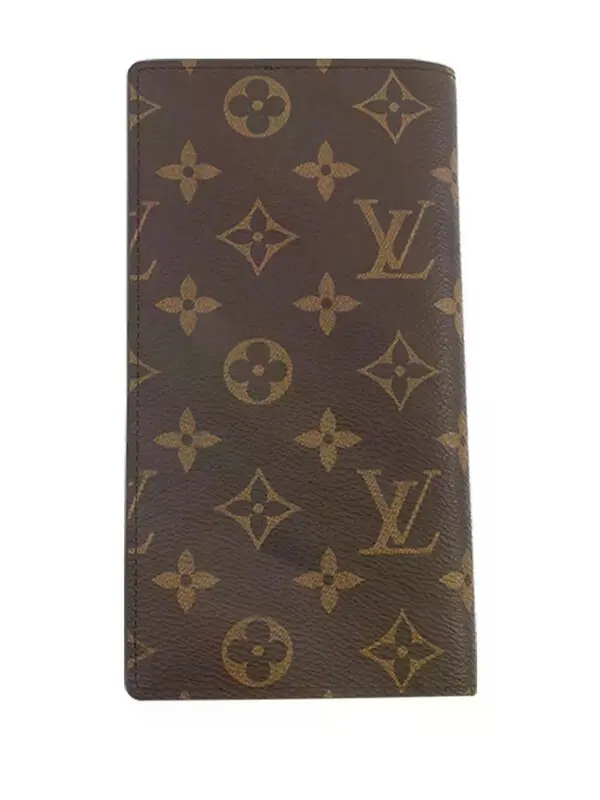 LOUIS VUITTON 2000-2026 Monogram Brazza Wallet Long Wallets - Brown