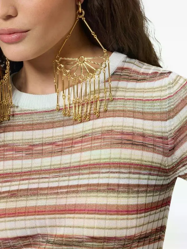 Missoni Striped Ribbed-knit Sweater