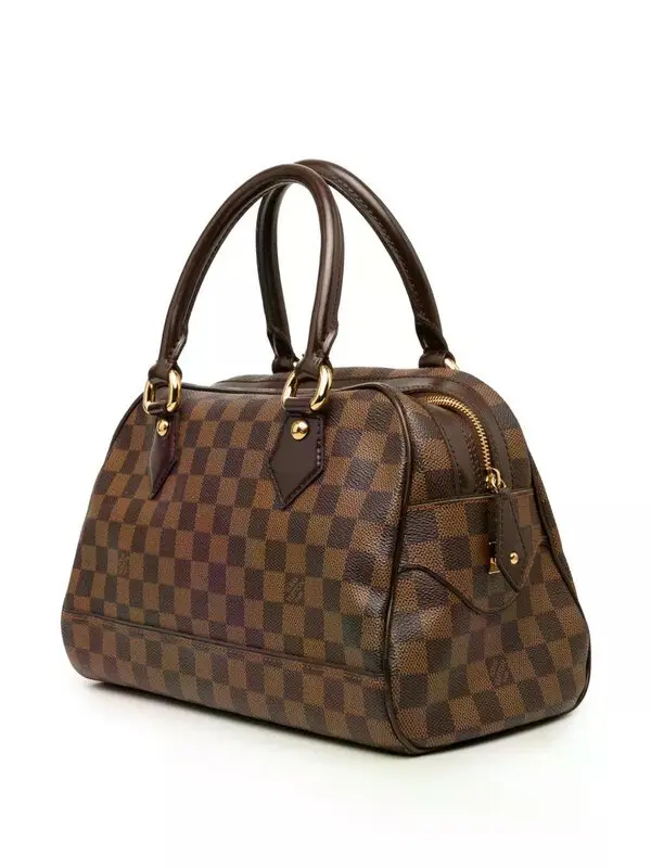 LOUIS VUITTON Damier Ebene Duomo Handbag - Brown