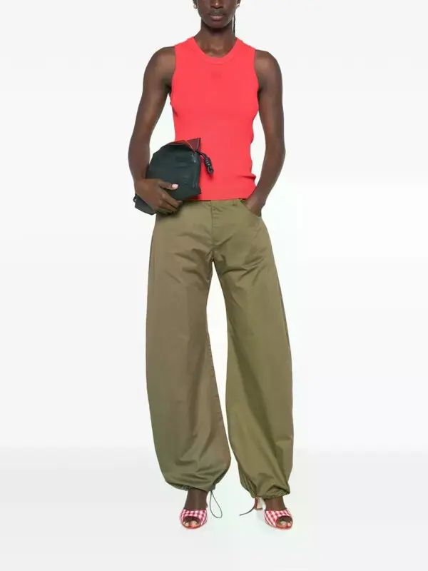 Loewe Anagram Embroidered Ribbed Tank Top