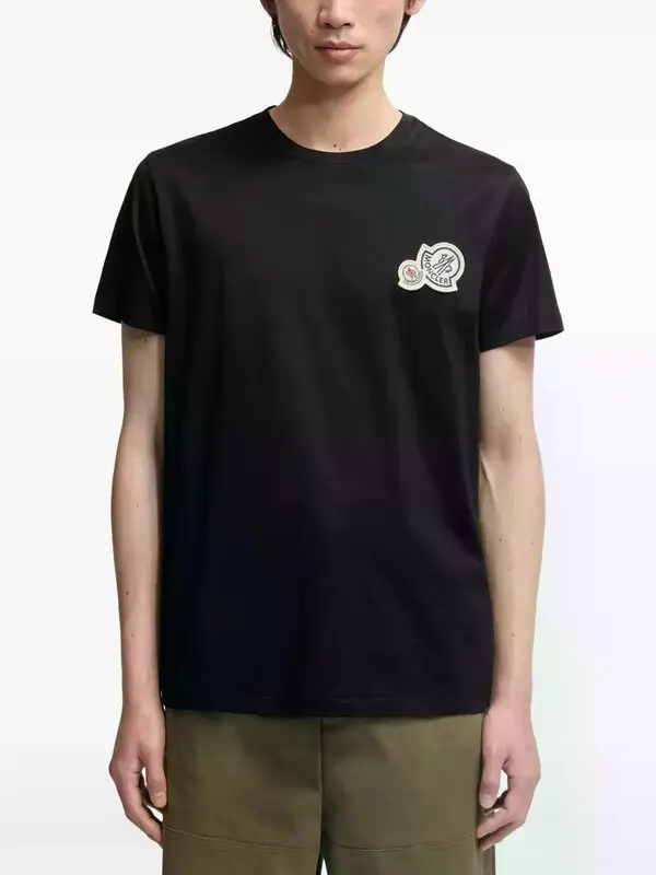 Moncler Double Logo-patch T-shirt