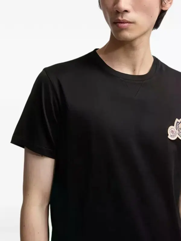 Moncler Double Logo-patch T-shirt