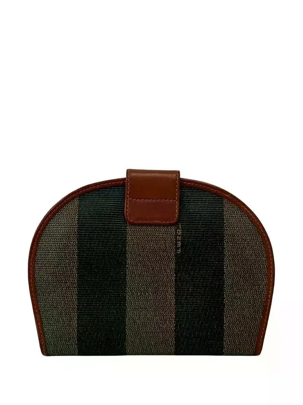 Fendi 2010-2026 Pequin Coated Canvas Bifold Wallet Small Wallets