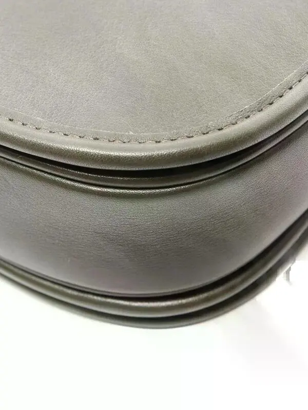 Celine Small Shiny Calfskin Besace Clea Satchel - Green