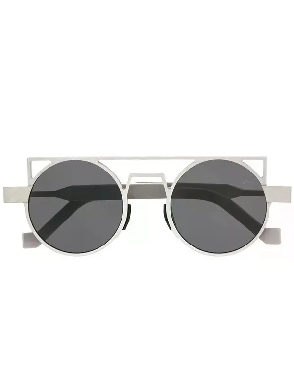 VAVA EYEWEAR X Siza Vieira Round Frame Sunglasses - Silver