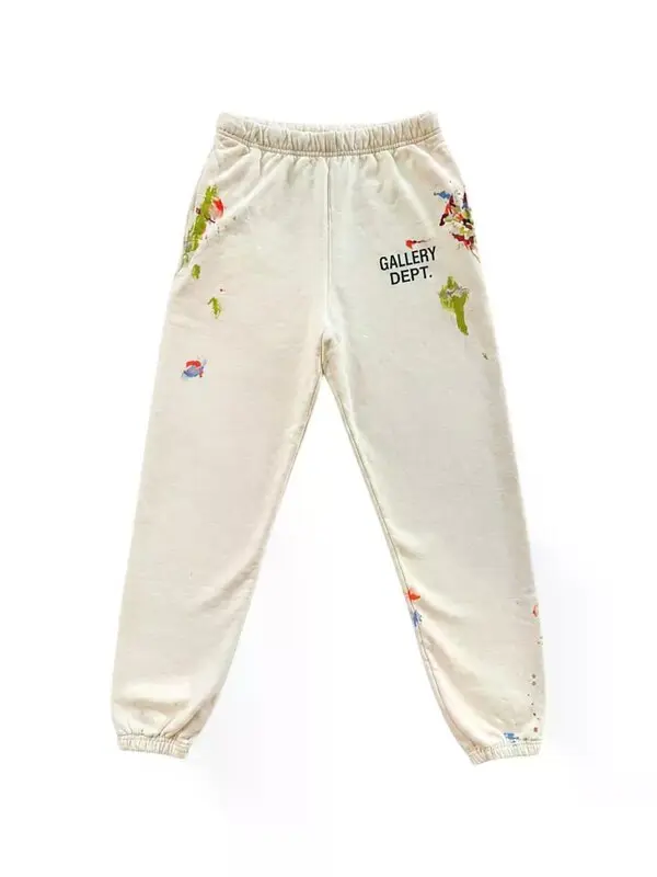 GALLERY DEPT. Paint-splatter Logo-print Track Pants