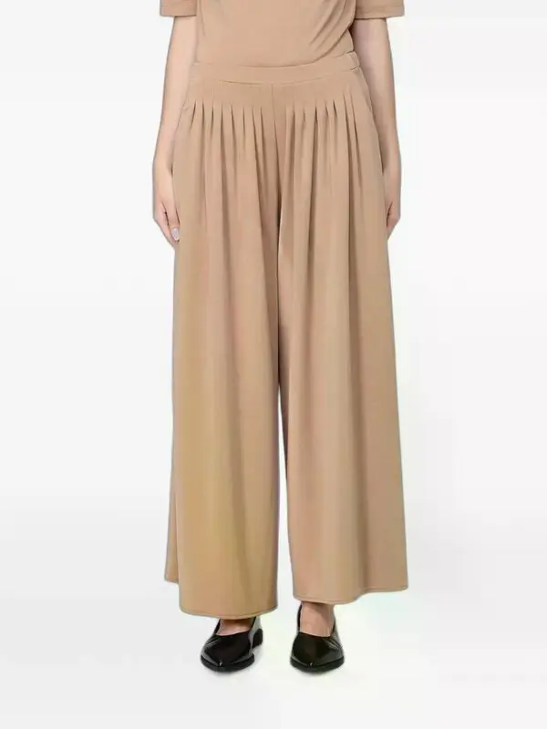 Max Mara Pleated Wide-leg Trousers