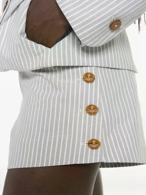VIVIENNE WESTWOOD Elle Stripe Print Shorts