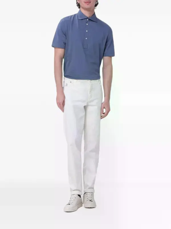 Brunello Cucinelli Cotton-jersey Polo Shirt