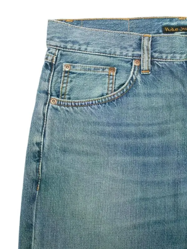 Nudie Jeans Gritty Jackson Straight-leg Jeans - Blue