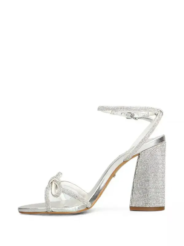 WERNER Crystal Embellished Bow Sandals