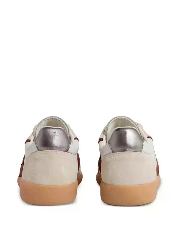 Dsquared2 Leather And Suede Rebels Sneakers - Neutrals