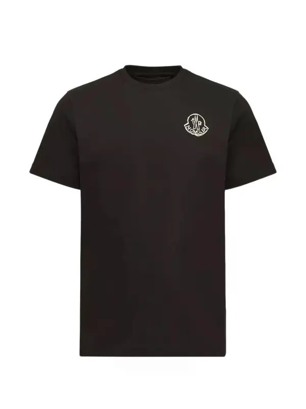 Moncler Logo-patch T-shirt - Black