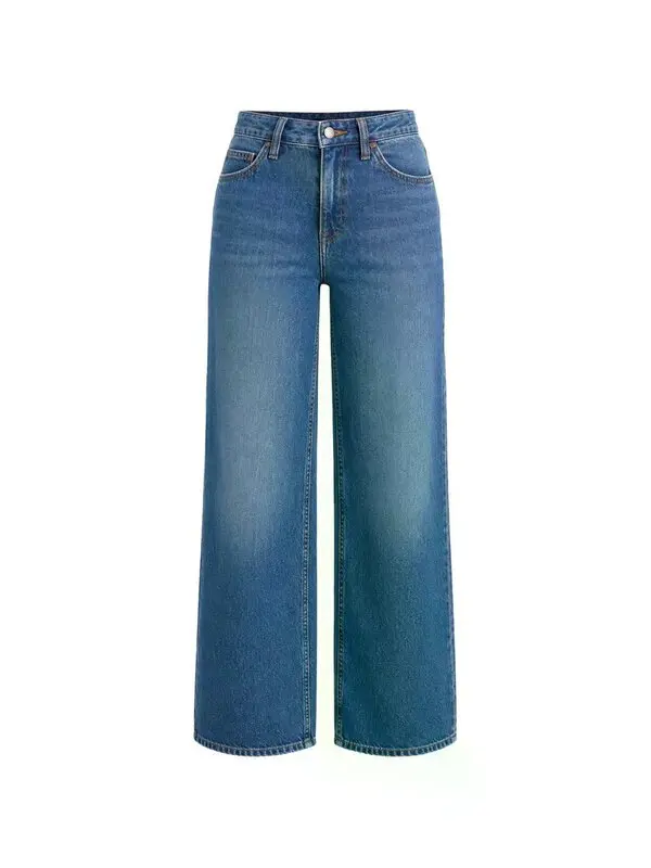 LEEM Stella Wide-leg Denim Jeans